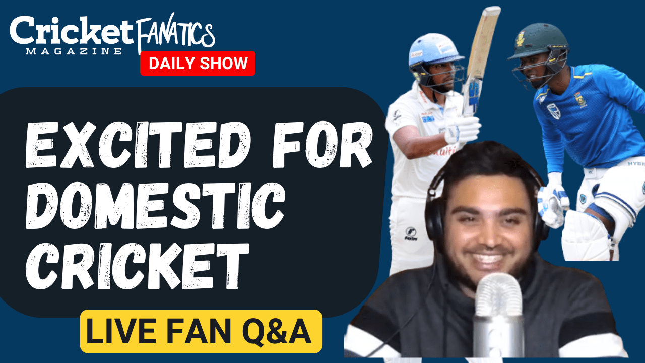 Excited for Domestic Cricket? | Live Q&A | Daily Show - Cricket ...